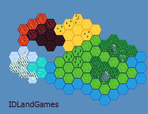 Pixel Hex Set 1 By Idlandgames