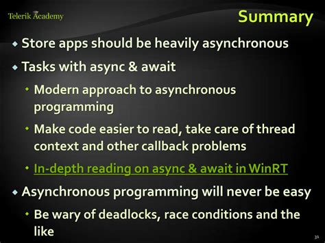 Ppt Asynchronous Programming With C And Winrt Powerpoint