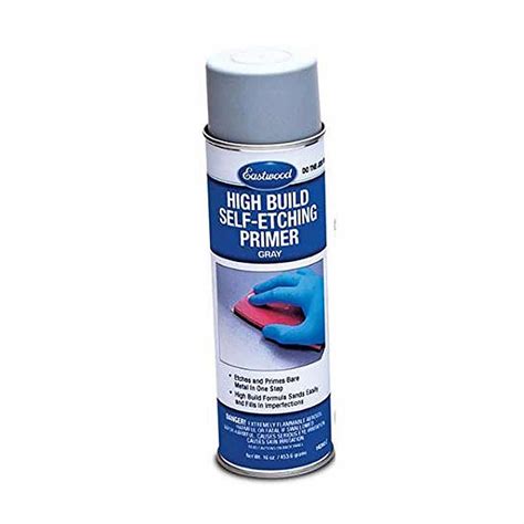 High Build Self Etching Gray Primer Aerosol Frost Auto Restoration
