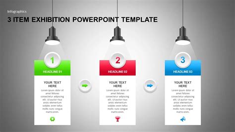 Items Exhibition PowerPoint Template Slidebazaar