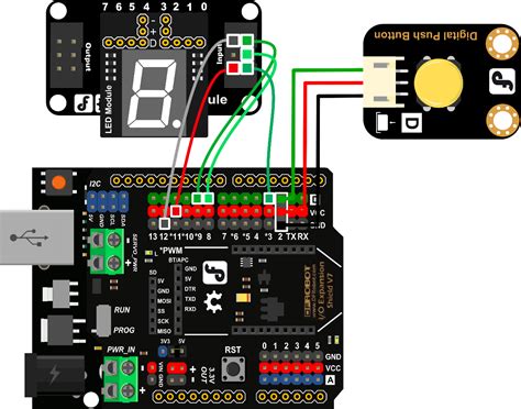 Arduino Intermediate Kit Tutorial 16 Digital Dice Dfrobot