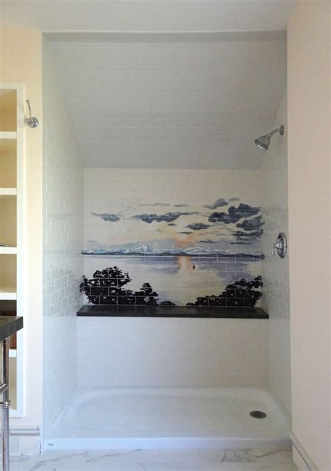 Puget Sound Sunset — Paul Lewing Custom Tile