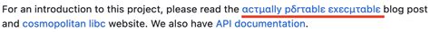 Cosmopolitan Build Once Run Everywhere If The Result Executable Is As Clear Ill Pass Rgrssk