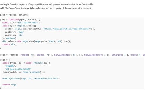 Vega Plot Vega Observable