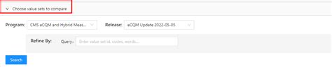 Value Set Comparison Tool