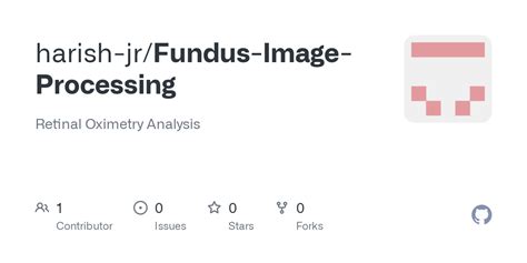 Github Harish Jrfundus Image Processing Retinal Oximetry Analysis