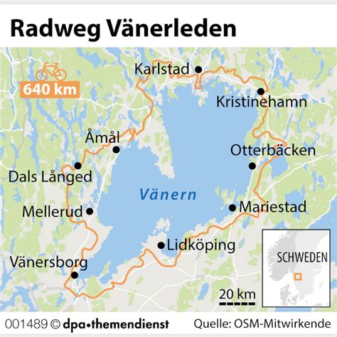 Vänern Radweg In 640 Kilometern Um Schwedens Größten See