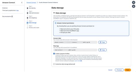Enable Outbound Campaigns And Customer Profiles Amazon Connect