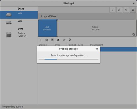 Blivet Gui Storage APIs