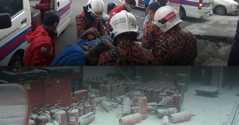 Three Men Injured By Exploding Fire Extinguisher New Straits Times