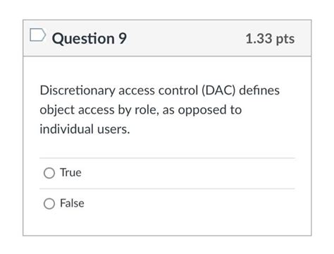 Solved Question 6 1 33 Pts A Security Strategy That Requires