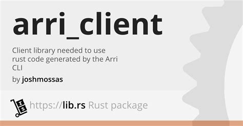 Arri Client Rust Client Lib Rs