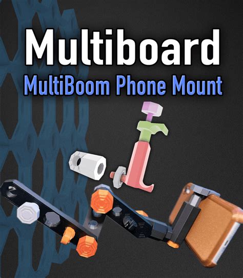 Multiboom Phone Holder Mount Multiboard 3d Model By K2kevin On