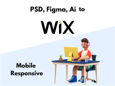 Professional PSD Figma Ai To Wix Website Mobile Responsive Design Upwork