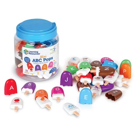 Mini Abc Pops Ler6799 Learning Resources Language Arts
