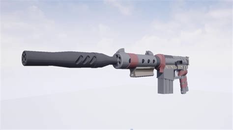low poly modular weapon system in weapons ue marketplace