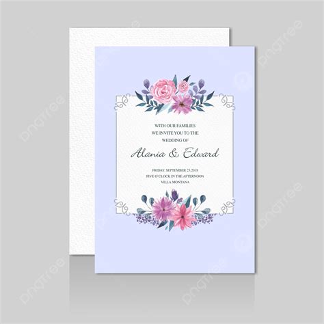 결혼식 초대장 템플릿 Psd 다운로드 디자인 자료 다운로드