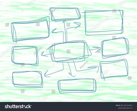 Mind Mapping Data Connecting Link Web Stock Illustration 2221210813