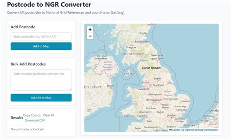 Uk Postcode To National Grid Reference Converter September 26 2025