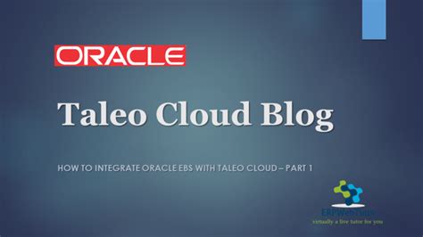 Ebs Taleo Integration