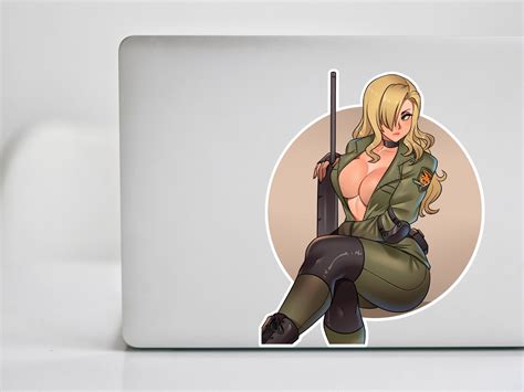 Metal Gear Solid Sniper Wolf Waterproof Sticker Ecchi Vinyl Decal On
