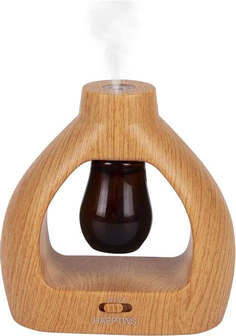 Happtws Waterless Essentil Oil Diffuser Set Cordless Diffuser 3 Timer Settings