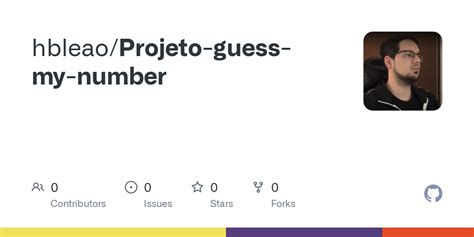 Github Hbleaoprojeto Guess My Number
