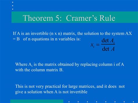 Ppt 32 Determinants Mtx Inverses Powerpoint Presentation Free Download Id2974892 Ppt 32 Determinants Mtx Inverses Powerpoint Presentation Free Download Id2974892