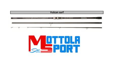 Daiwa Vulcan surf 3pz. 4.50mt. - Mottola Sport
