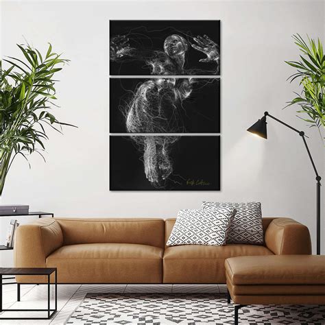 Linear Transparency Wall Art Drawing By Erick Centeno