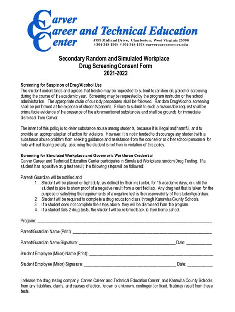 Fillable Online Consent Formdrug Testingdrug Testing Consent Form Employee