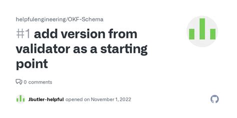 Add Version From Validator As A Starting Point Issue Helpfulengineering Okf Schema Github