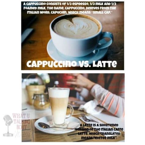 Cappuccino Vs Latte Do You Know The Difference