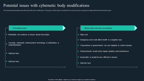 Cybernetic Body Modifications Powerpoint Presentation And Slides Ppt Powerpoint Slideteam