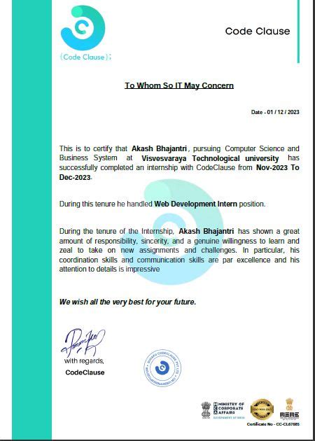 akash bhajantri on linkedin webdevelopment internshipcompletion