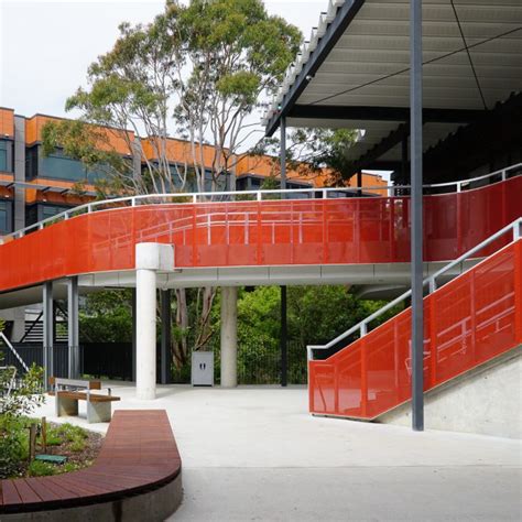 Classroom Facade Oxford Falls Grammar Arrow Metal