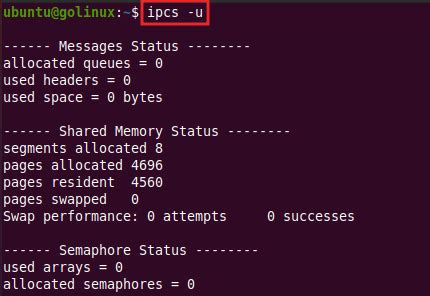 10 Ipcs Command Examples In Linux Cheat Sheet GoLinuxCloud