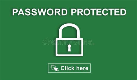 Password Protected Concept On A Computer Stock Image Image Of Privacy Access 87359579