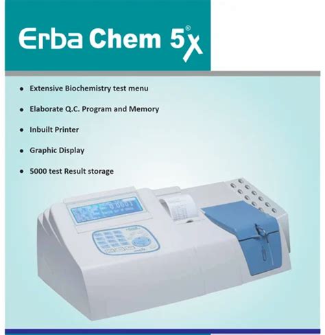 Erba Biochemistry Analyzer At ₹ 75000 Erba Clinical Chemistry Analyzer In New Delhi Id
