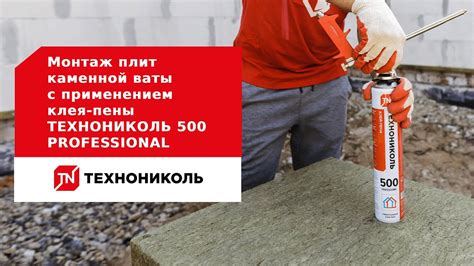 Клей-пена универсальная ТЕХНОНИКОЛЬ 500 PROFESSIONAL, 1000 мл, шт (Клей ...