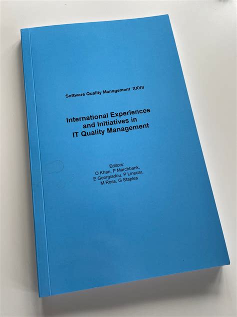 Bcs Software Quality Paper Published Scopemaster