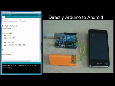 Appgosu Directly Arduino Android Shield And Module Text Example Youtube