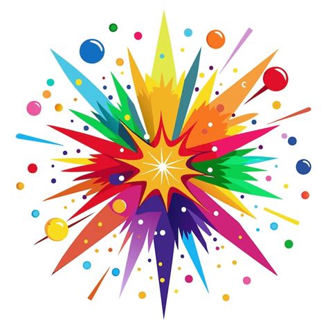 Create A Vibrant Explosion Of Confetti And Fireworks In A Multitude Of Colors Premium Ai