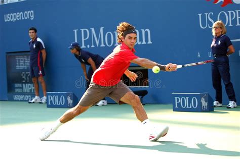 Federer Roger Champion Us Open 2008 86 Editorial Photo Image Of