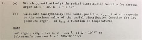 Sketch Quantitatively The Radial Distribution Chegg