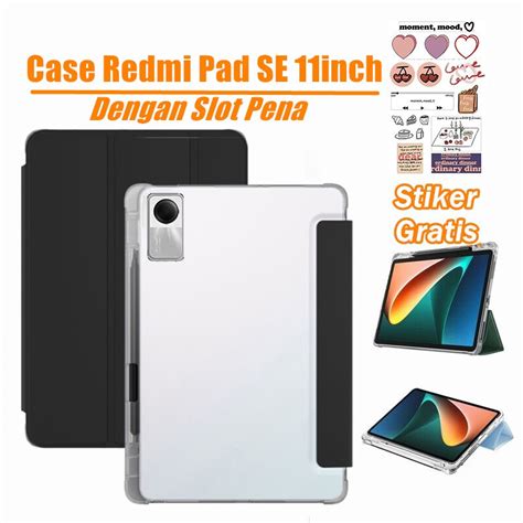 Jual Case Redmi Pad Se Inch With Pen Slot Magnetic Protective Case Redmi Pad Se Cover With