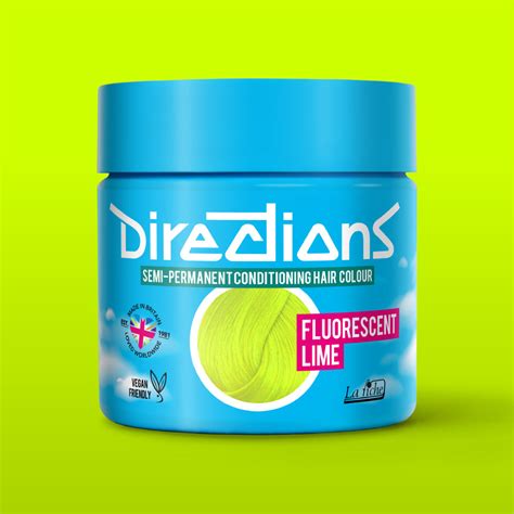 Neon And Fluorescent Hair Dye Ultra Bright Semi Permanent Colours