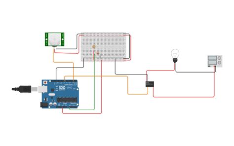 Circuit Design Copy Of Automatic Room Light Controller Tinkercad
