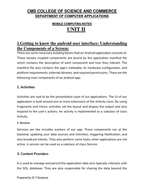 mobile computing notes unit 2 pdf