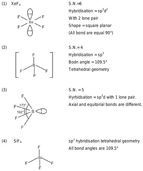 draw the lewis structure for the following molecule xef4